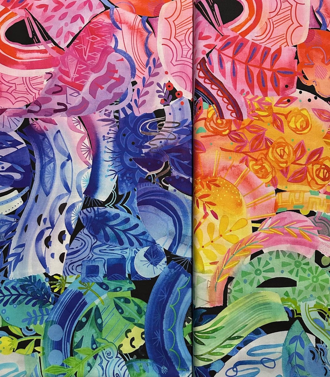 Playgrounds by Amarilys Henderson - Moda Fabrics - Rainbow MULTI ...
