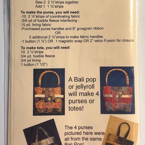 The Wonder Bag Pattern by Suzanne Sievers Just 10 2.5 | Etsy