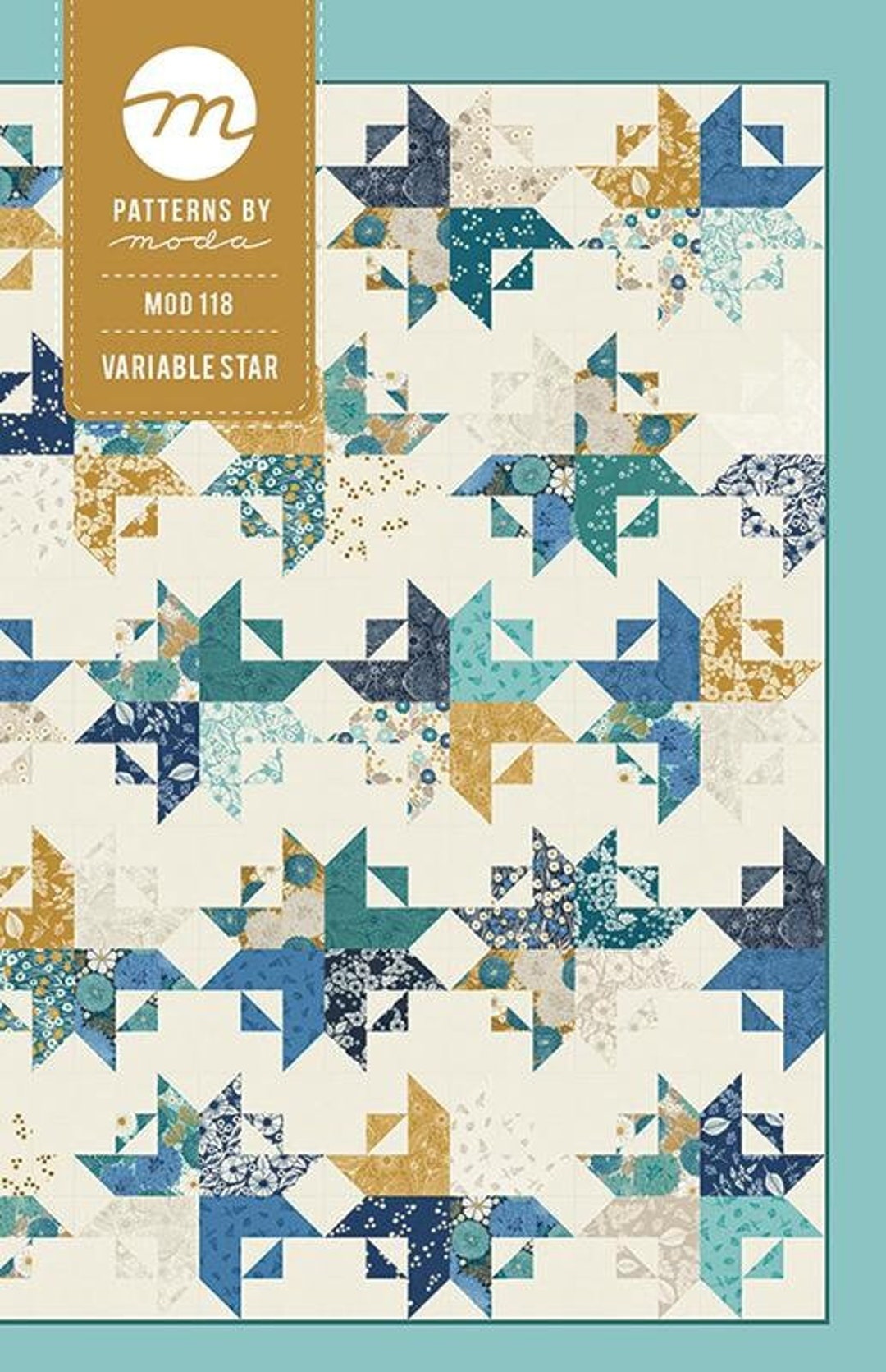 Variable Star Quilt Pattern by Linzee Mccray Moda Fabrics Layer Cake ...