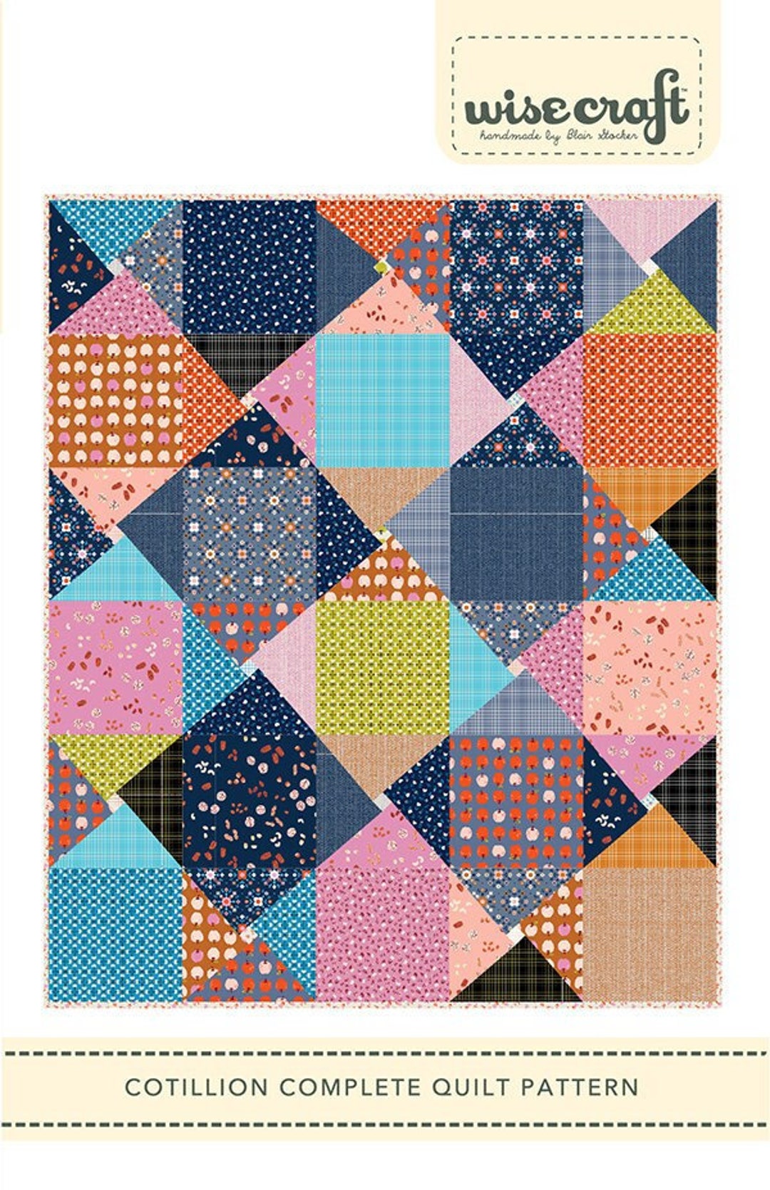 Cotillion Complete Quilt Pattern by Wise Craft Handmade Makes Multiple ...