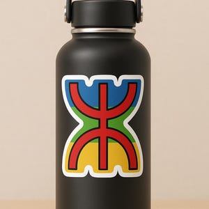 Amazigh Flag Sticker – Berber Symbol Yaz (ⵣ) – Cultural Pride Decal - Etsy