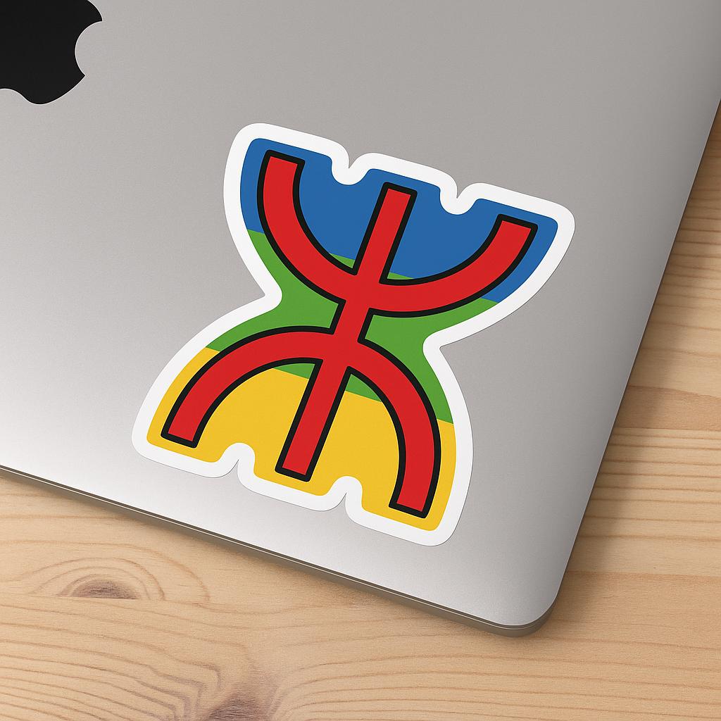 Amazigh Flag Sticker – Berber Symbol Yaz (ⵣ) – Cultural Pride Decal - Etsy