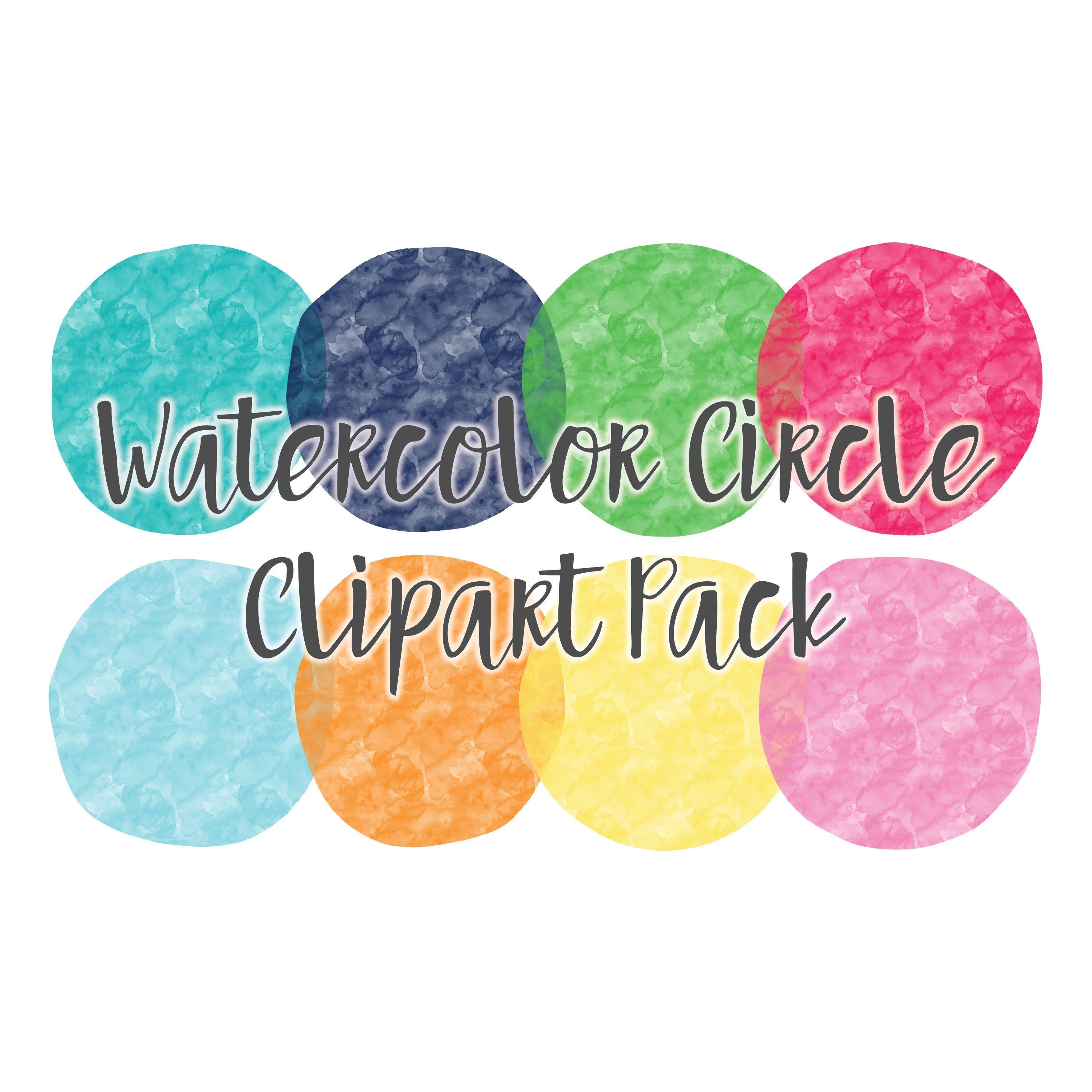 Paper, Party & Kids Embellishments Watercolor circle frame Frame ...