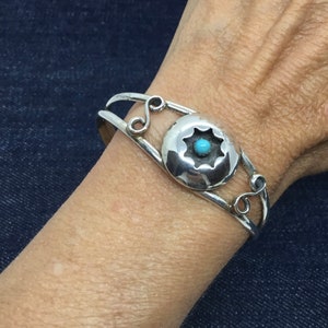 Vintage Native American Shadow Box Turquoise Sterling Silver - Etsy