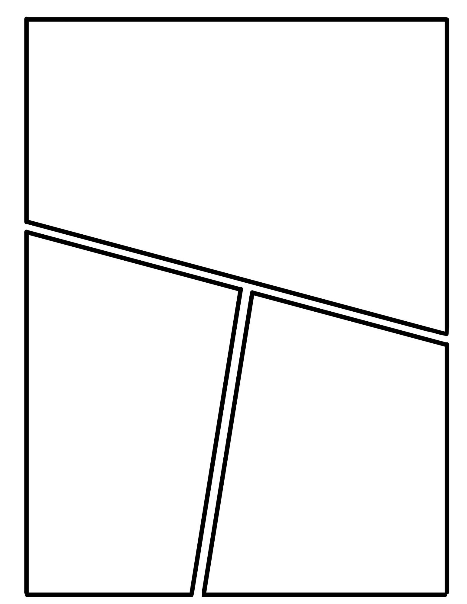 Blank Comic Strip Pages For Drawing And Sticker Sheet Etsy