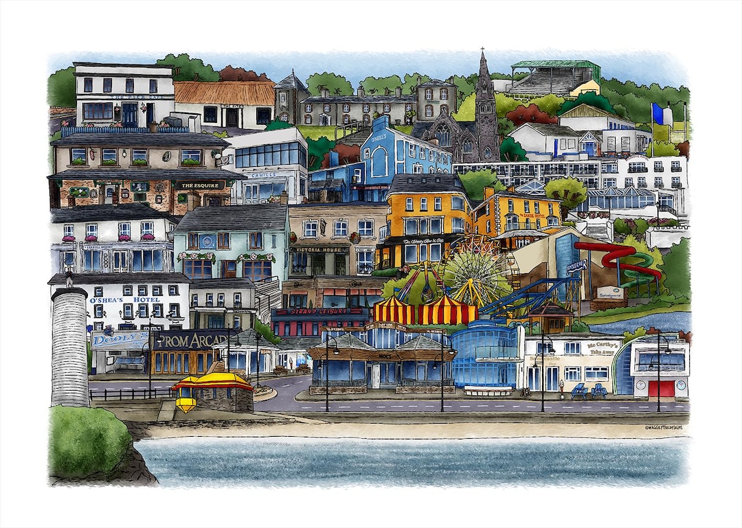 A4 Landmarks of Tramore, Co. Waterford - Ireland - Irish Towns - Irish ...