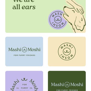 Pet Brand Identity Kit – Semi-custom Logo, Pastel Palette - Etsy