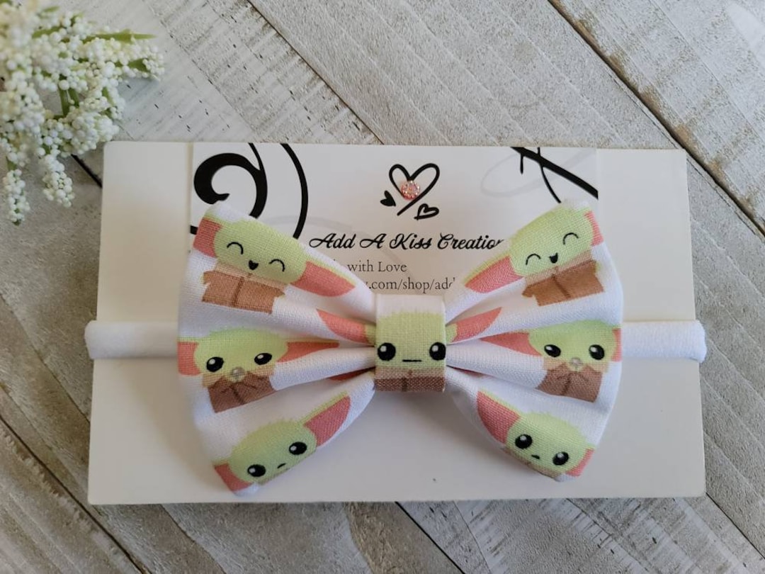 Baby Alien Hair Bow, Cotton Fabric, Baby Bow, Girls Bow, Toddler Bow ...