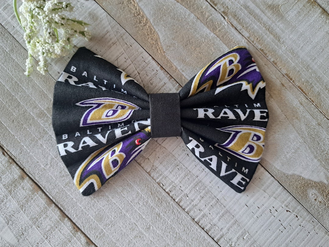 Baltimore Ravens Hair Bow |woman's Bow | Girls Bow | Toddler Bow ...