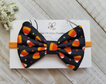 Candy Corn Hair Bow | Etsy