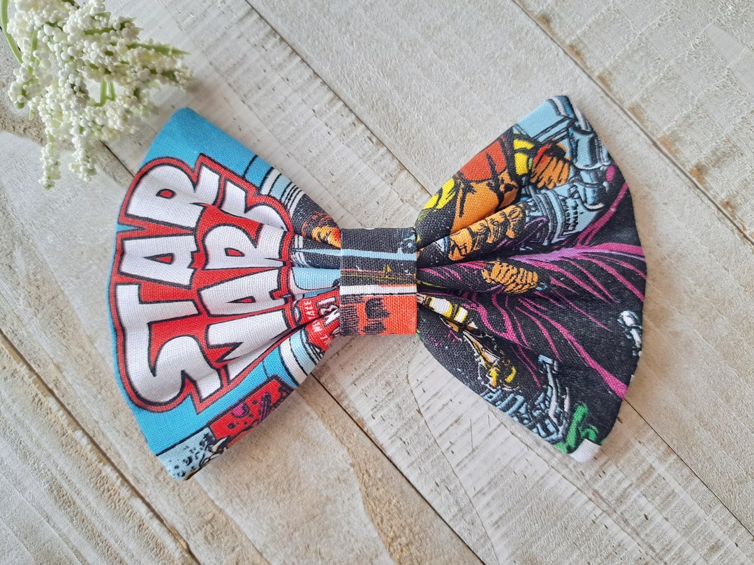 Star Wars Hair Bow, Cotton Fabric, Girls Hair Bow, Woman's Hair Bow ...