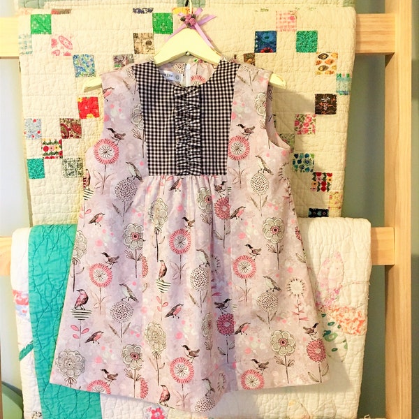 Lilac Gingham Dress - Etsy