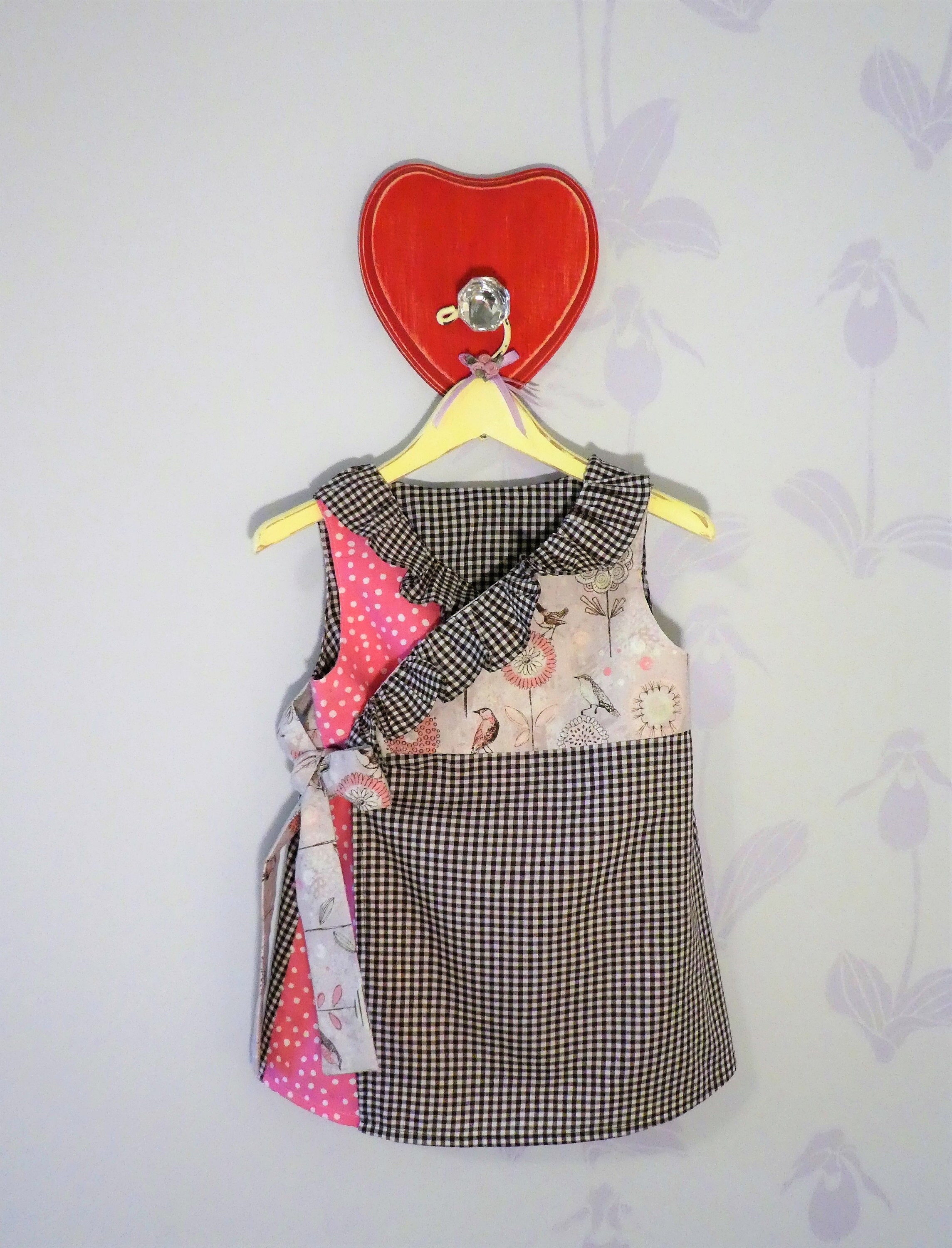 Toddler Wrap Dress-boho Style for Toddler Girl-polka Dots- Ruffled ...