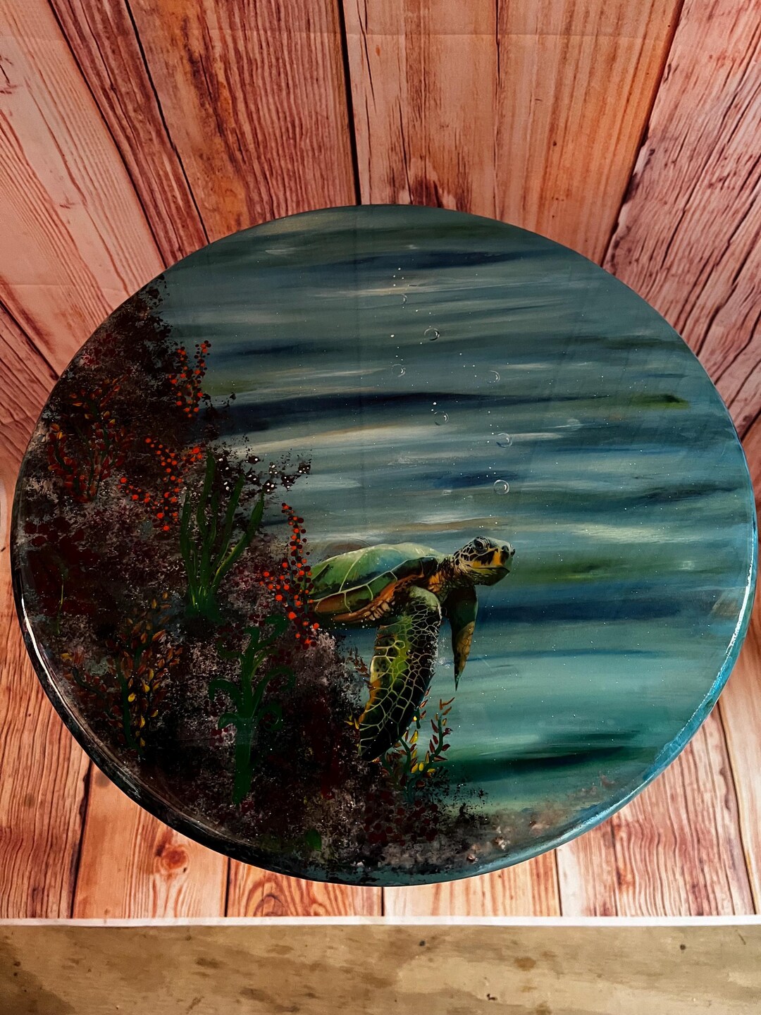 Sea Turtle Table - Etsy