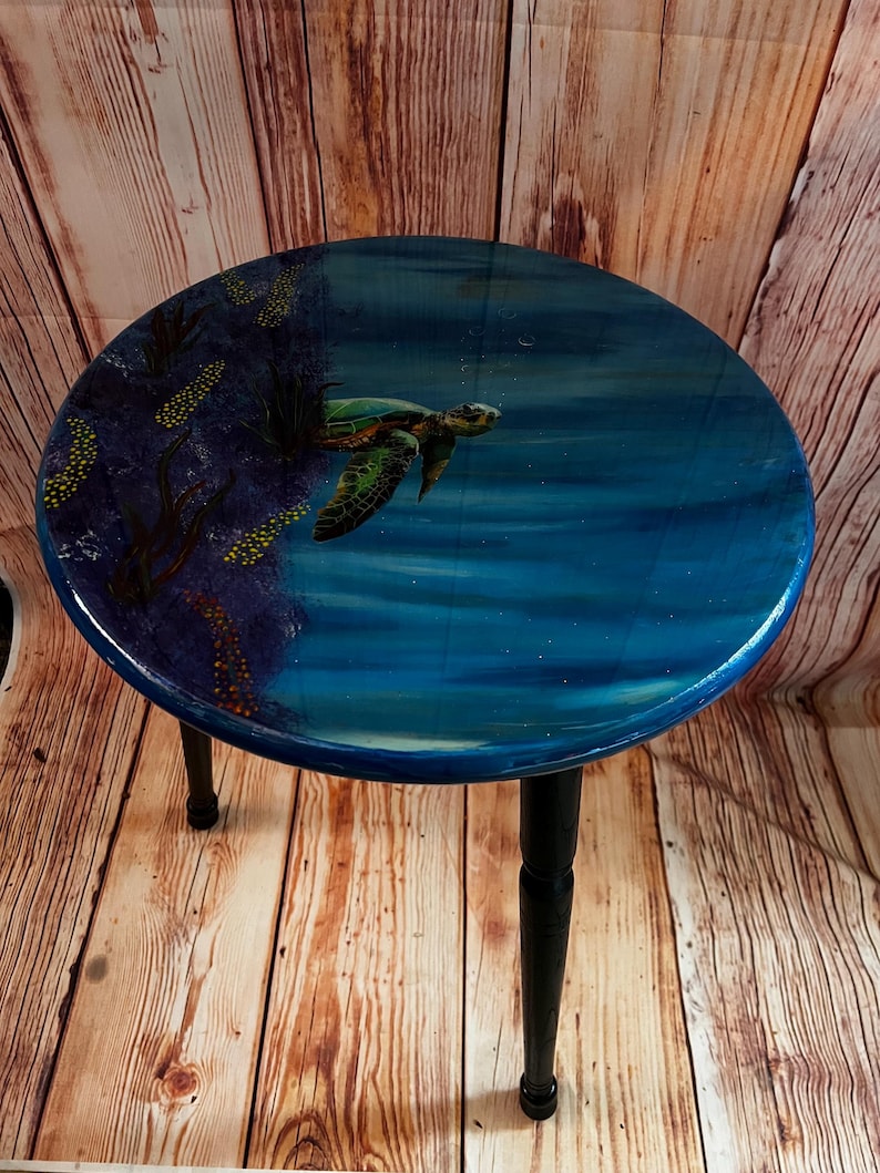 Sea Turtle Table - Etsy