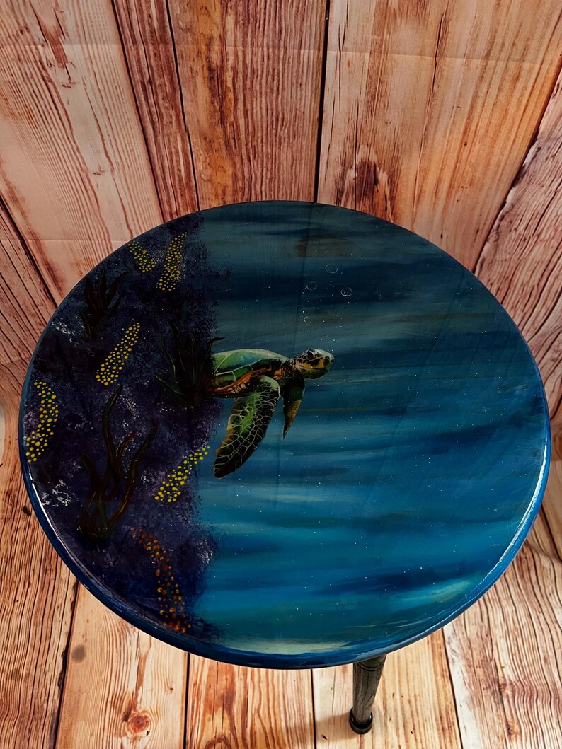 Sea Turtle Table - Etsy
