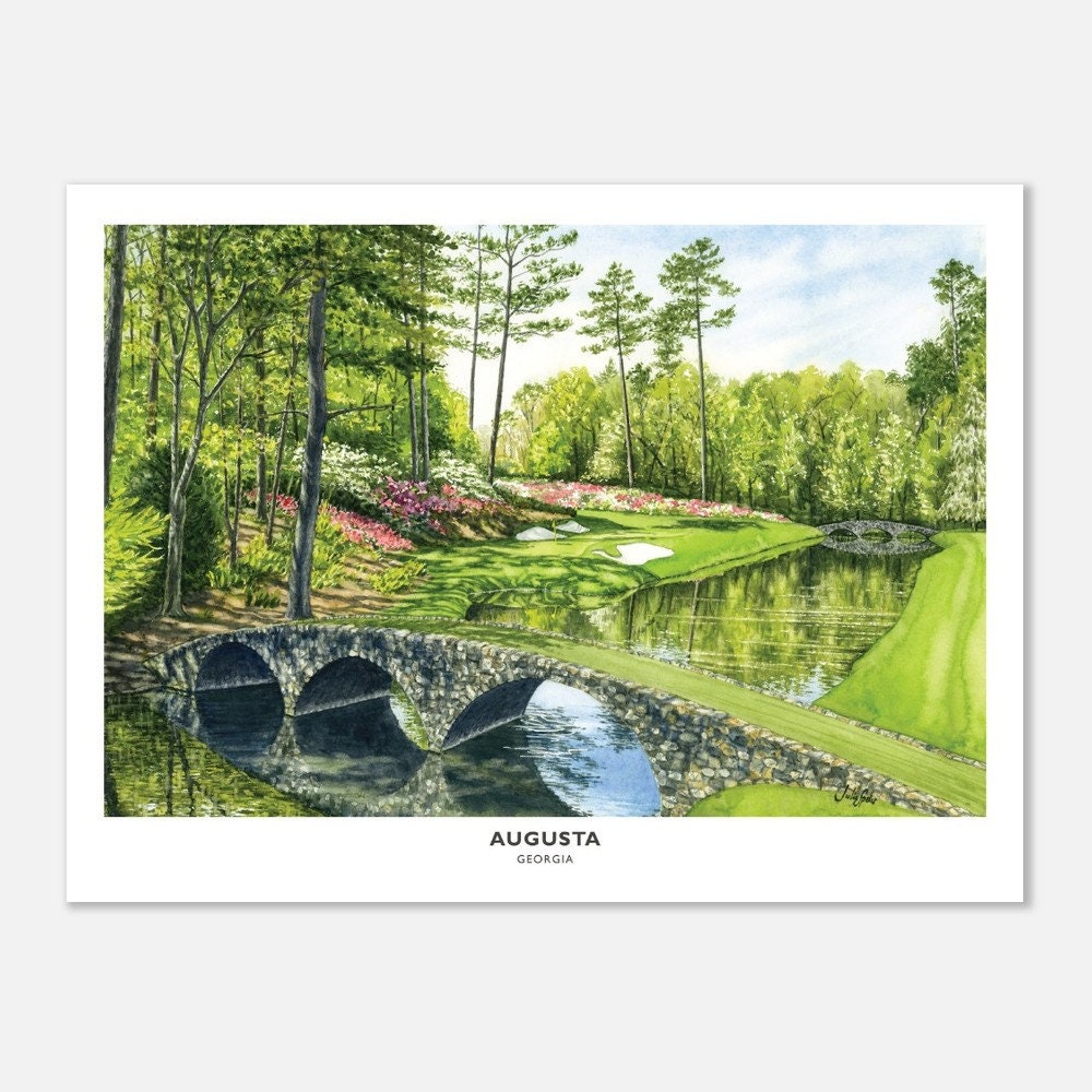 Augusta National Golf Club Poster Print the Masters Golf - Etsy