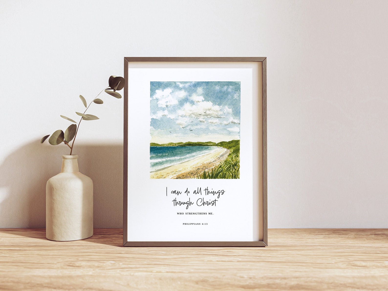 Philippians 4:13 Print | I Can Do All Things Through Christ Who ...