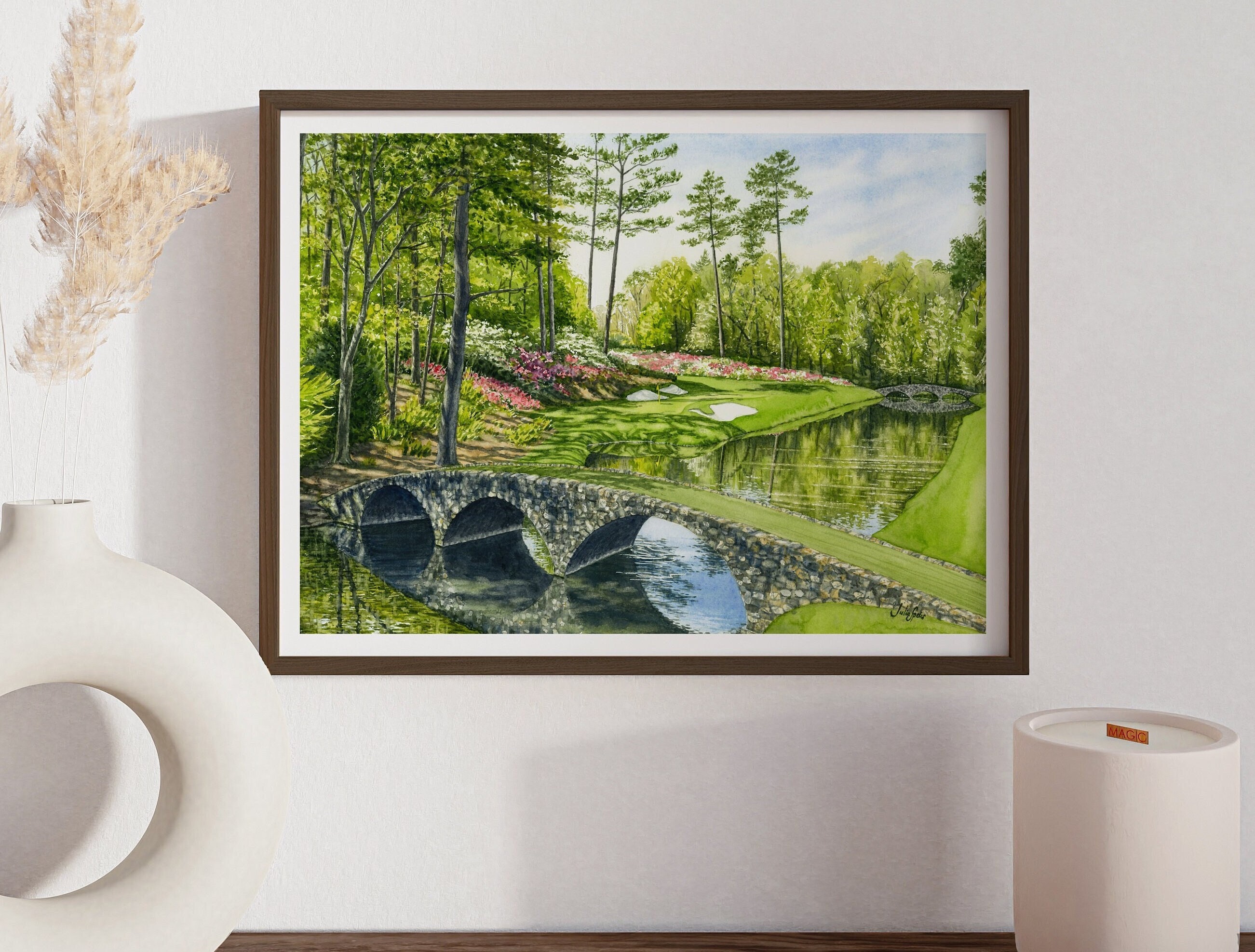 Augusta National Golf Club Print no Text the Masters Golf Course Poster ...