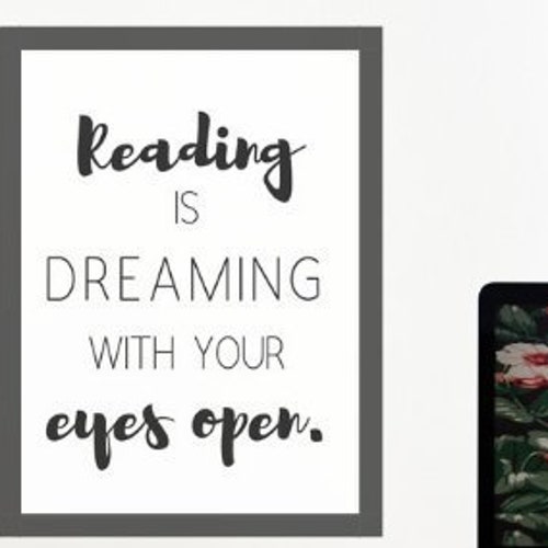 DIGITAL DOWNLOAD Reading Nook Decor Black and White Prints - Etsy