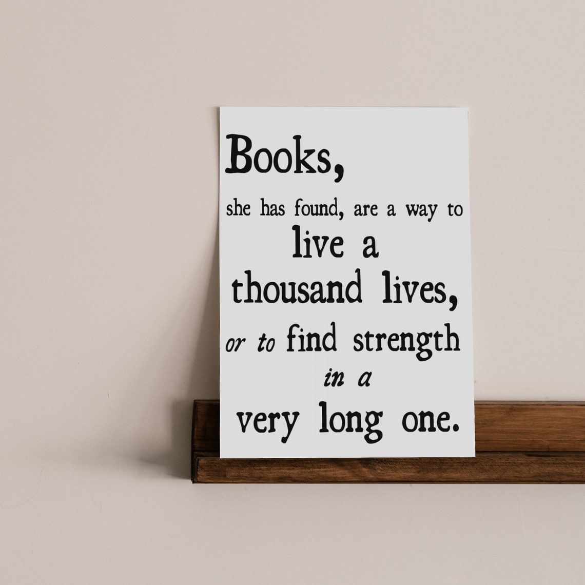 Instant Download Wall Art Printable Invisible Life of Addie - Etsy