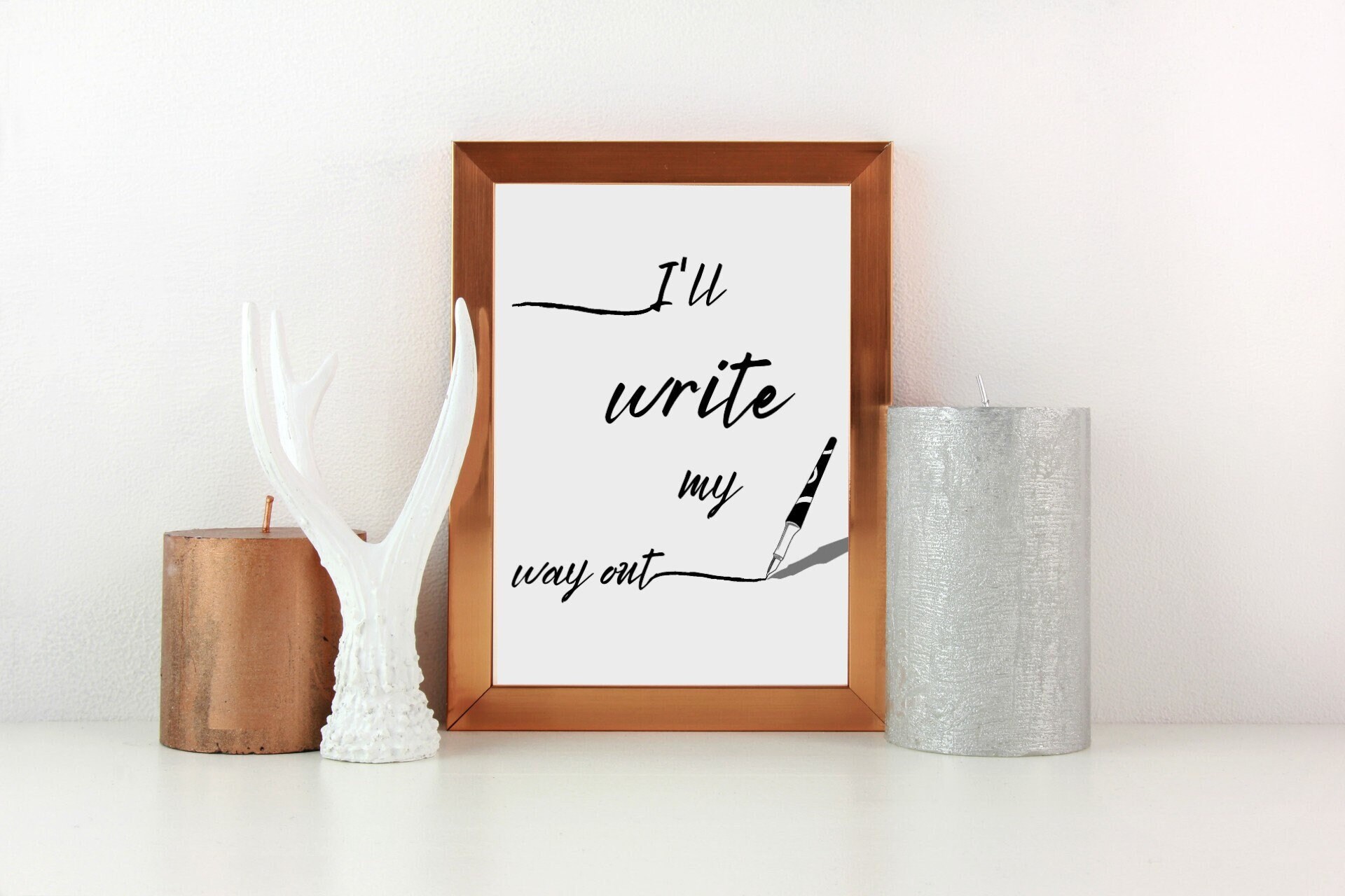Instant Download, Quotes for Writers, Writer Wall Art, Digital Art ...