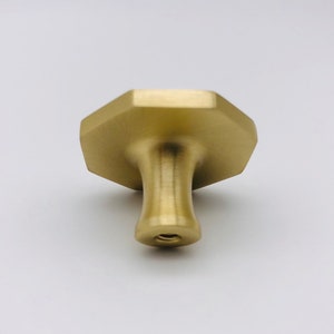 Brass Octagon Cabinet Knobs, Drawer Knobs for Homes, Offices, Cafes, Restaurants Etc. - Etsy
