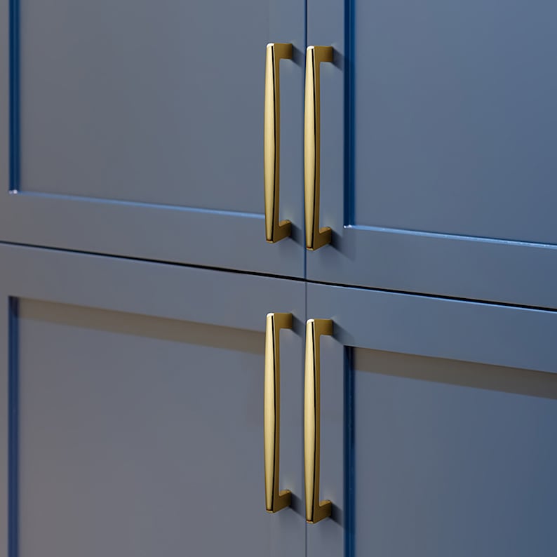 High Polished Luxury Gold Cabinet Pulls Cabinet Knobs Drawer - Etsy Israel