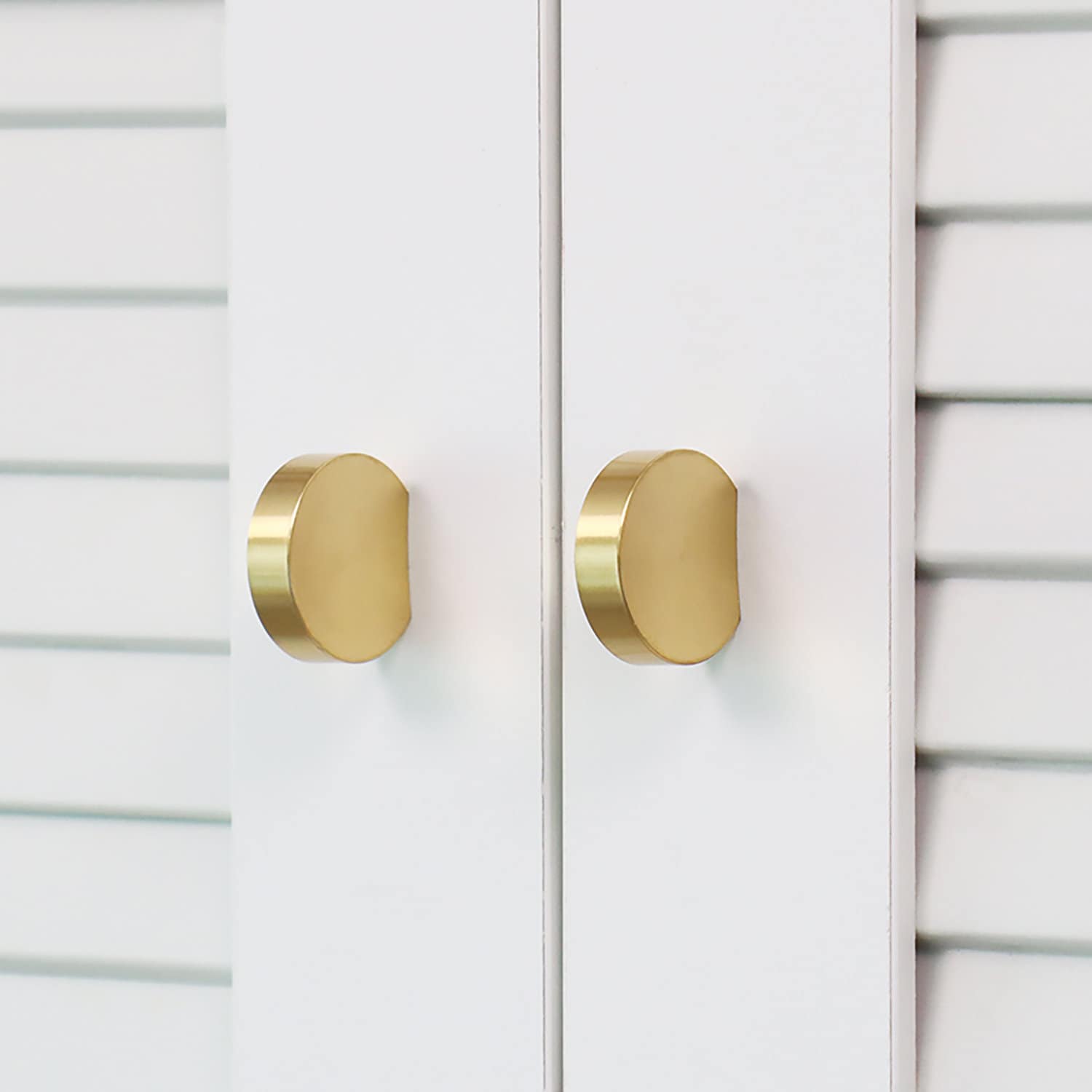 Gold Brass Kitchen Cabinet Round Knobs Drawer Knobs Drawer - Etsy Australia