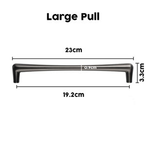 Matte Brushed Gunmetal Grey Cabinet Pulls, Cabinet Knobs, Drawer Pulls, Drawer Knobs, Pulls ...