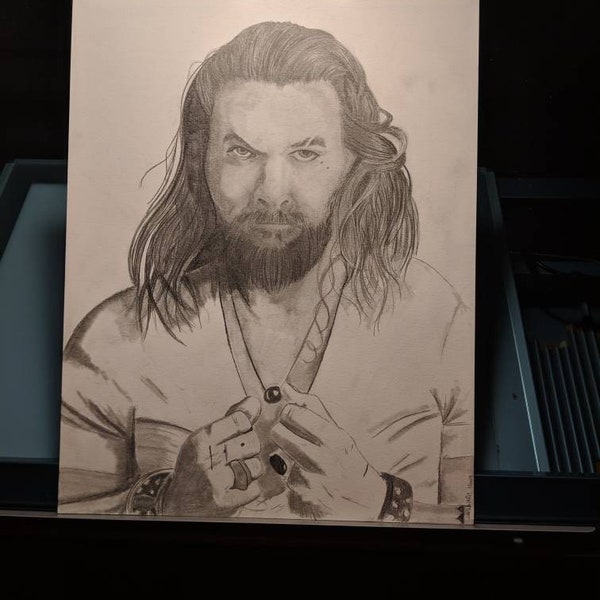 Jason Momoa Drawing - Etsy