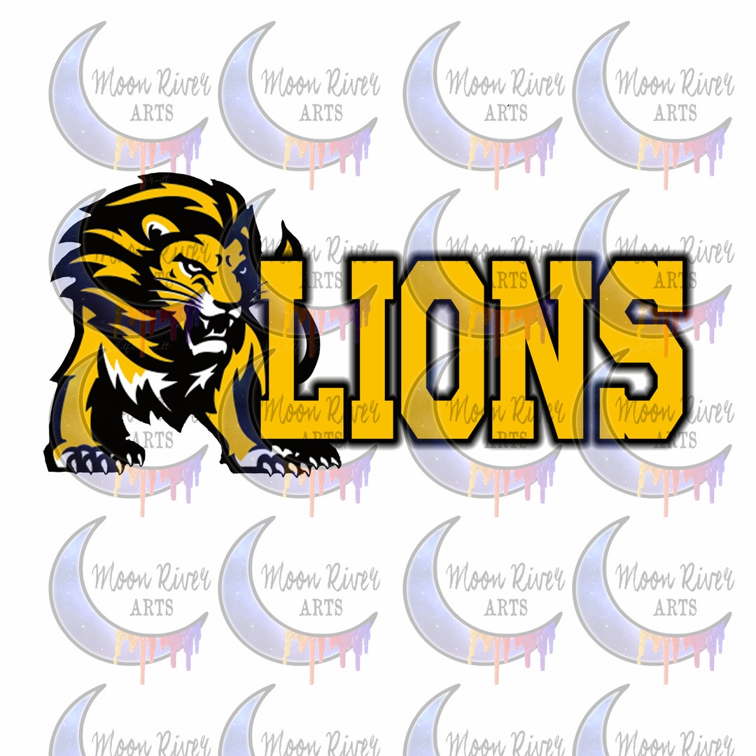 Lions Logo Png Digital File - Etsy