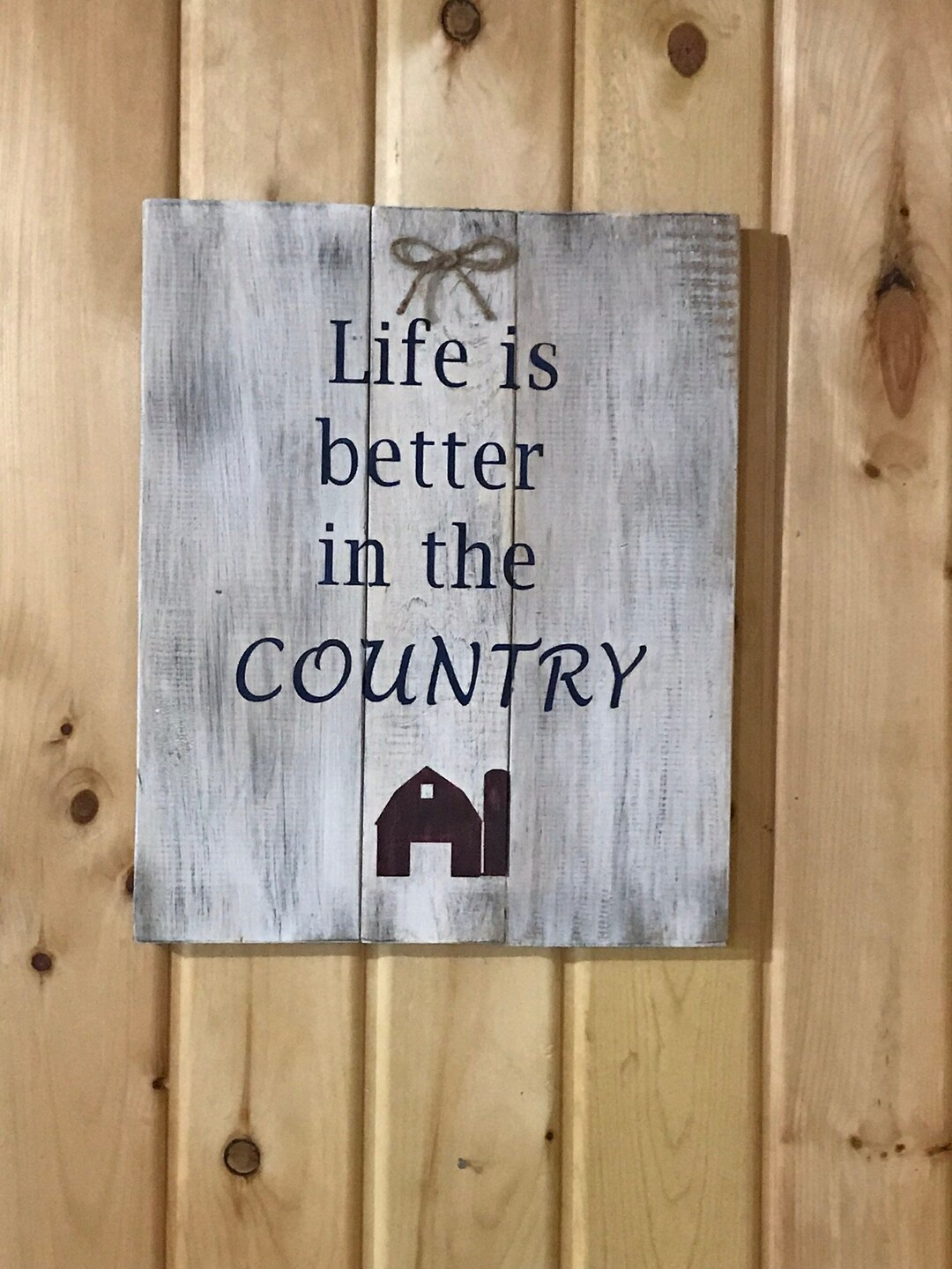 Life is Better in the Country, Life is Better in the Country Wood Sign ...