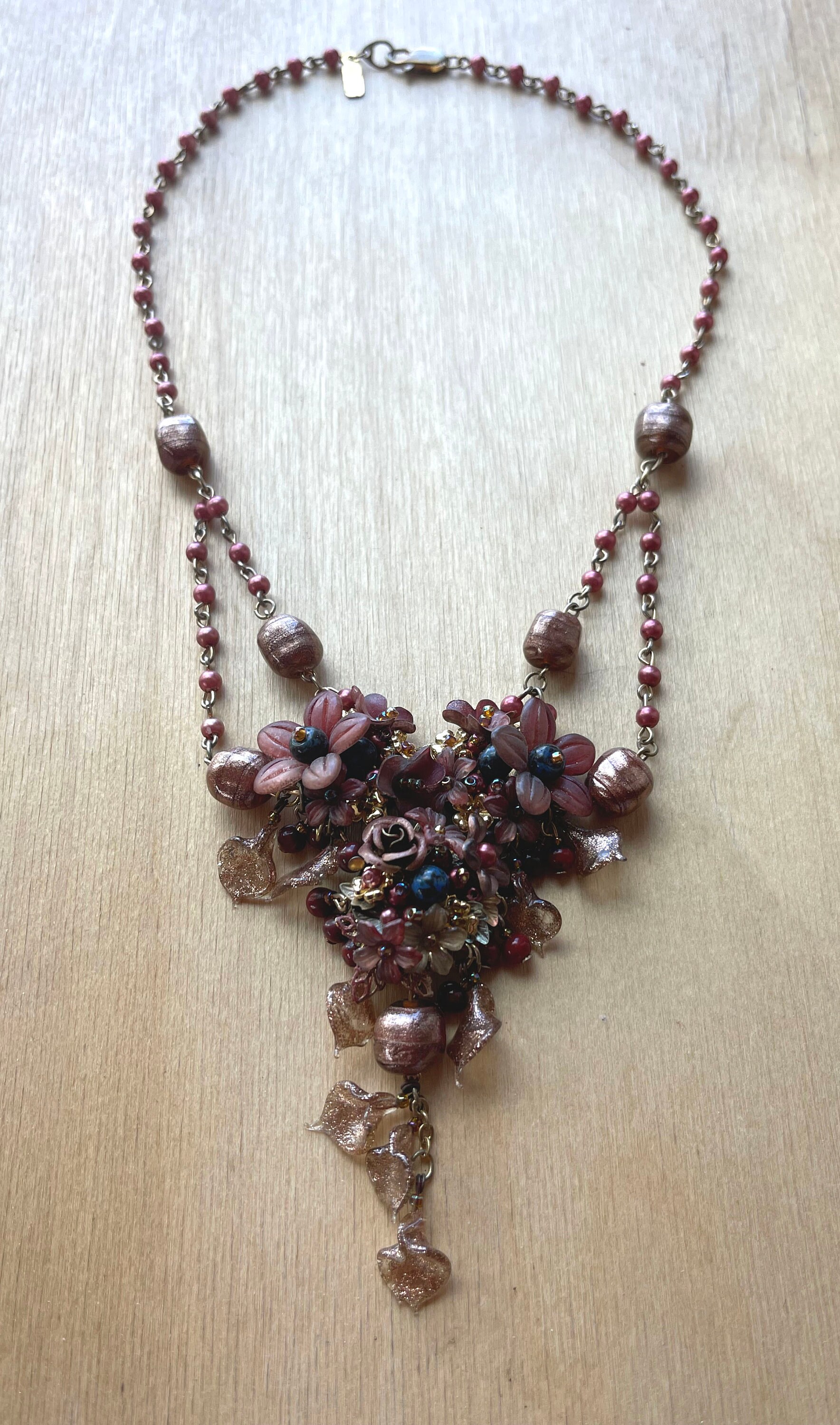 COLLEEN TOLAND Vintage Beaded Necklace 1990s - Etsy