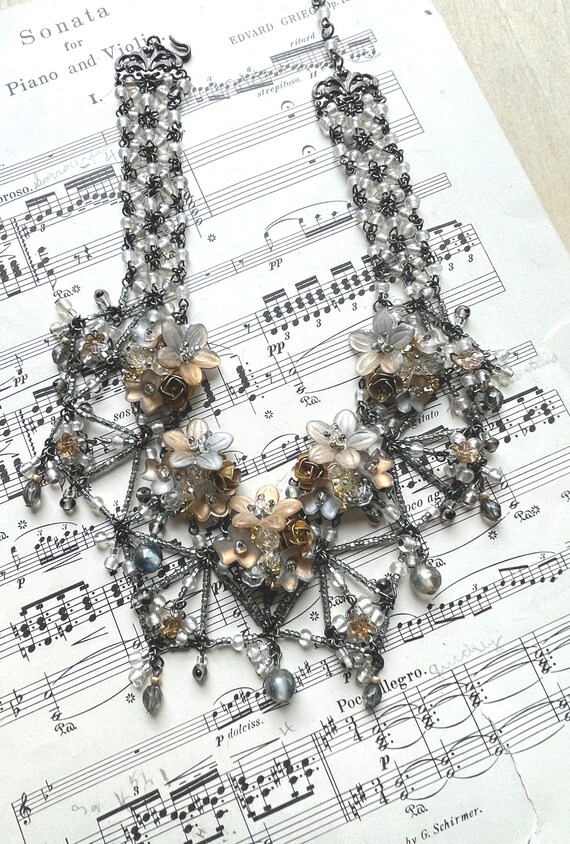 Jewelry Set Vintage COLLEEN TOLAND Gold Silver Statem… - Gem