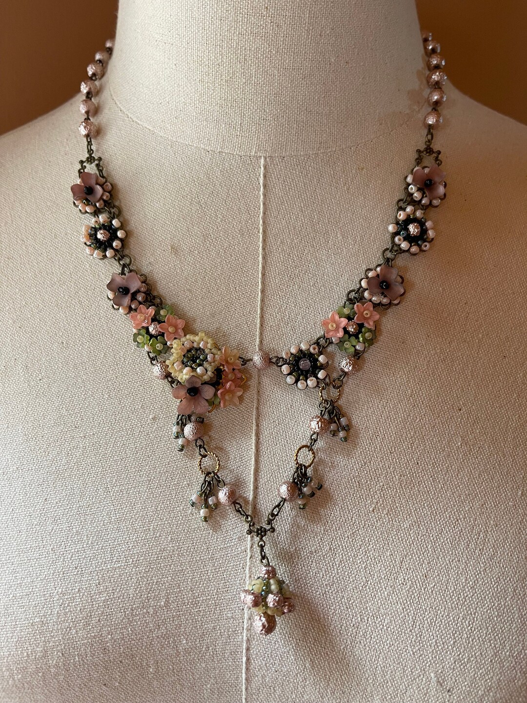 Vintage Colleen Toland "wild Cherry" Vee Necklace 2004 - Etsy