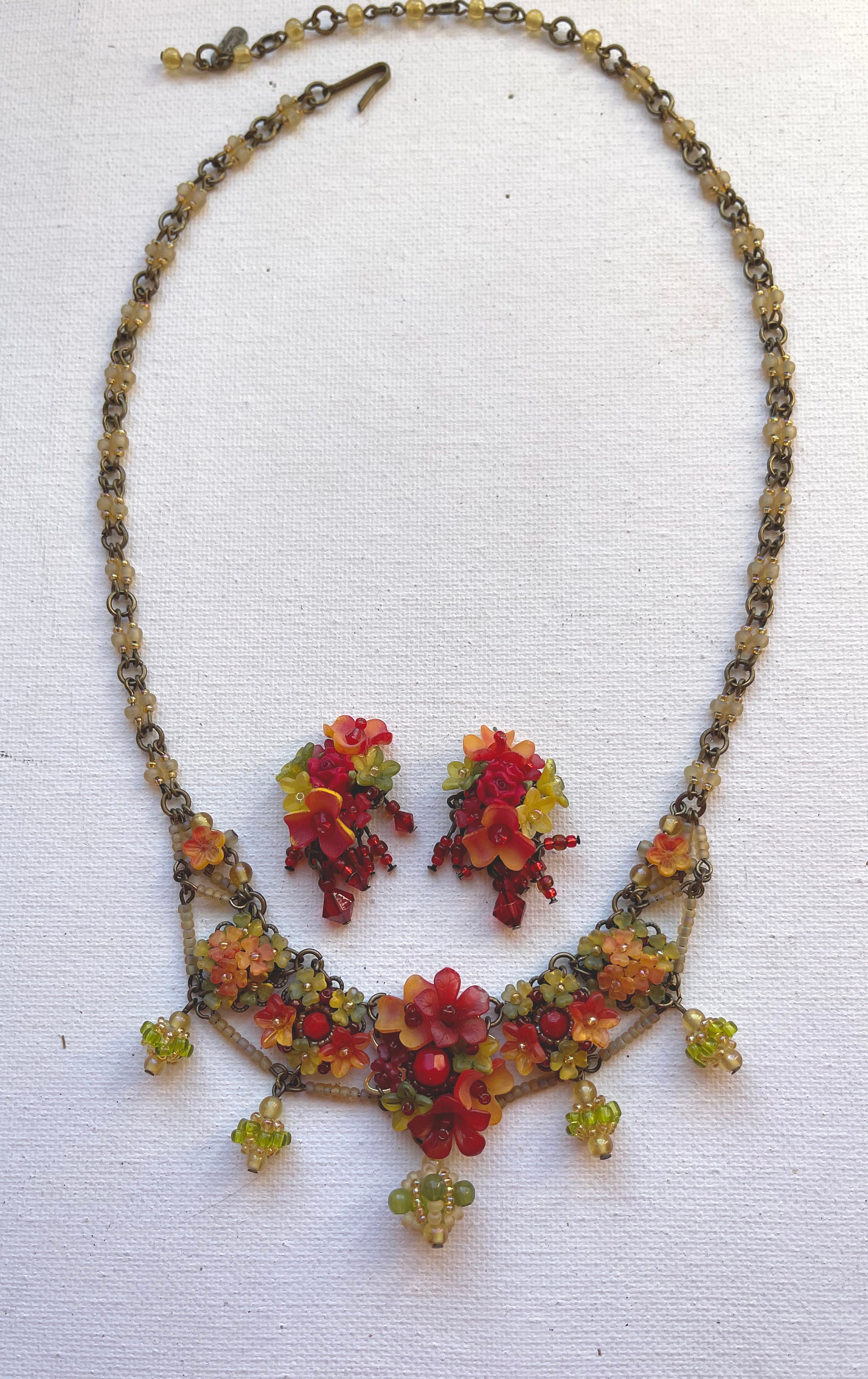 Jewelry Set Vintage COLLEEN TOLAND 2 Piece Necklace and - Etsy