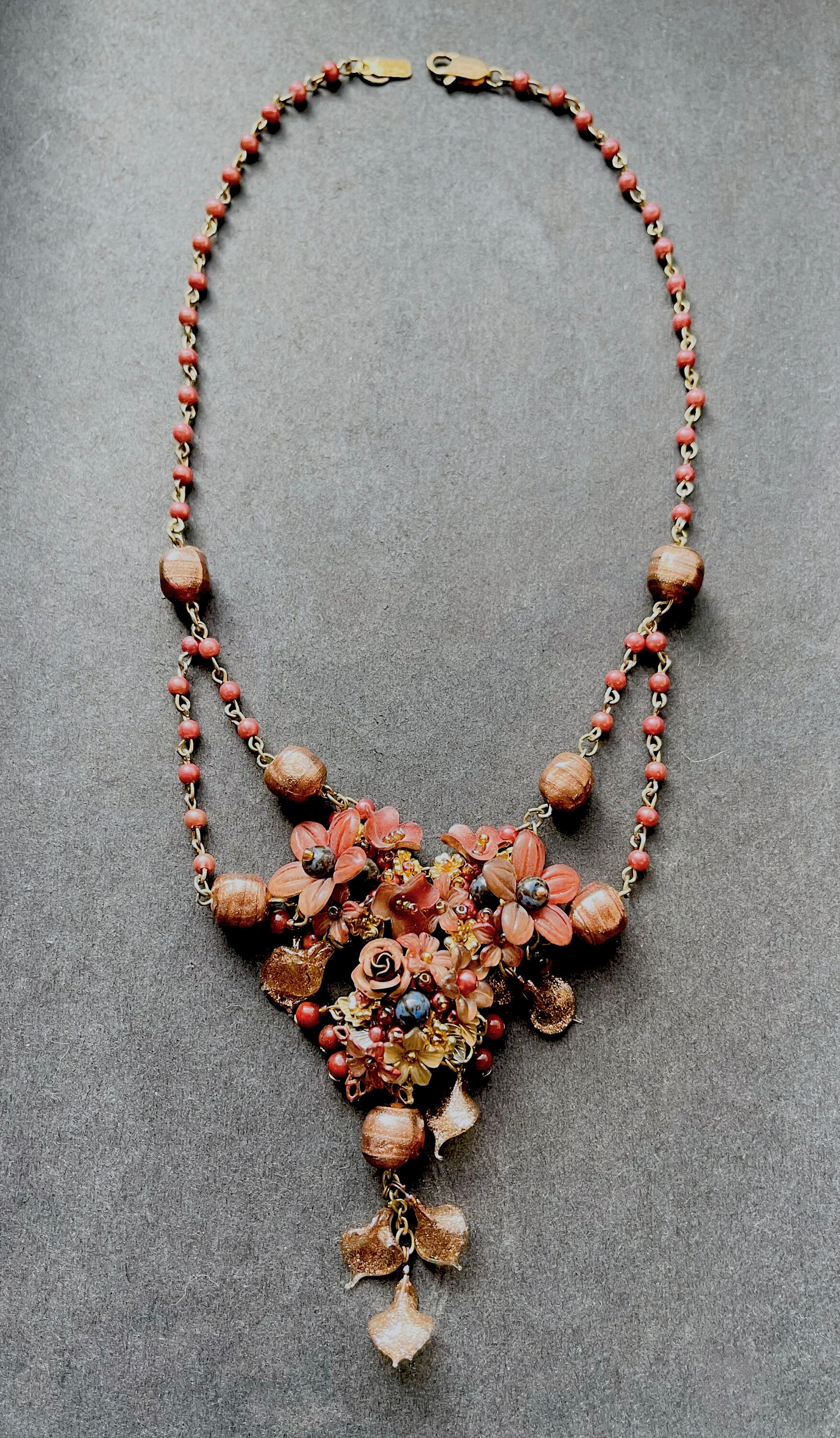 COLLEEN TOLAND Vintage Beaded Necklace 1990s - Etsy