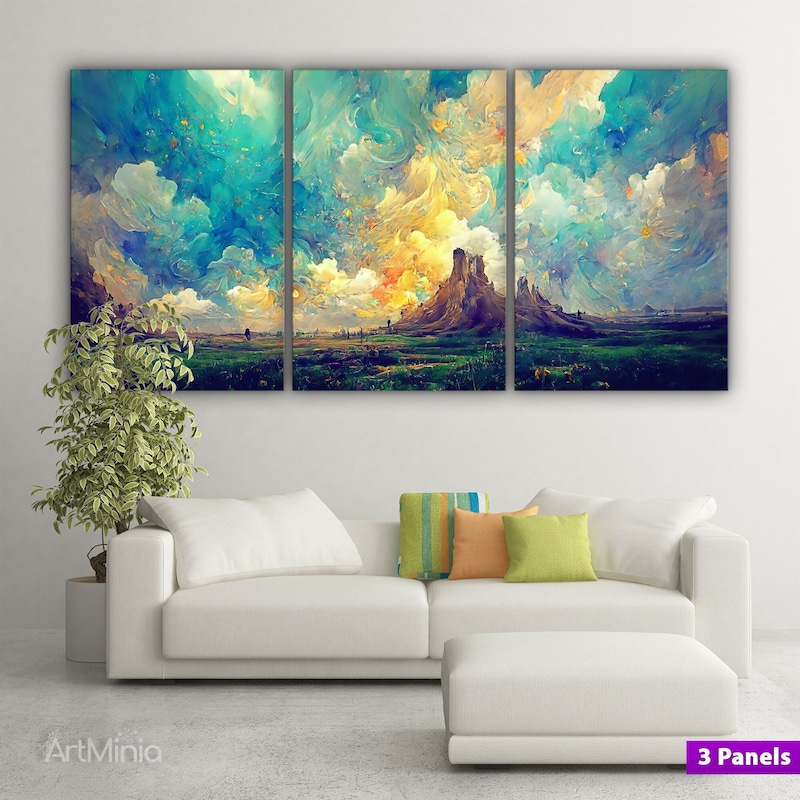 Multi Panel Wall Art - Etsy