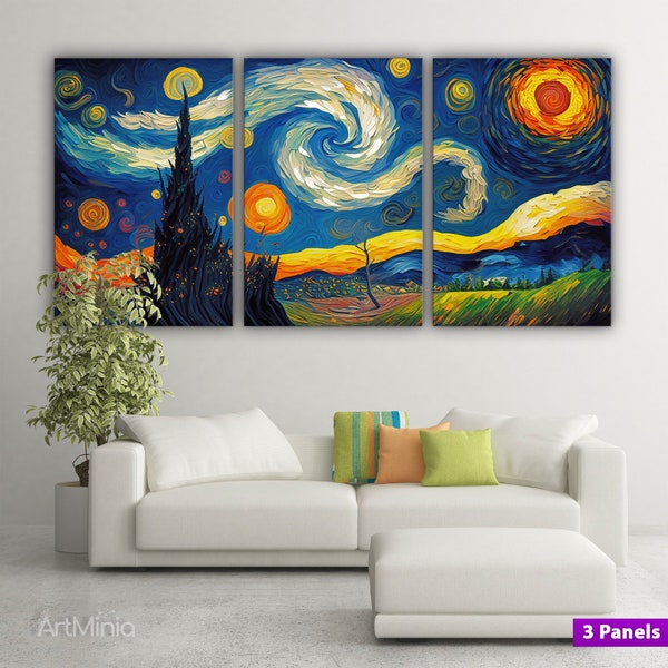 3 Panel Canvas - Etsy