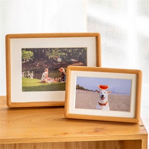 Solid Wood Photo Frame,teak Picture Frame,black Walnut Photo Frame ...