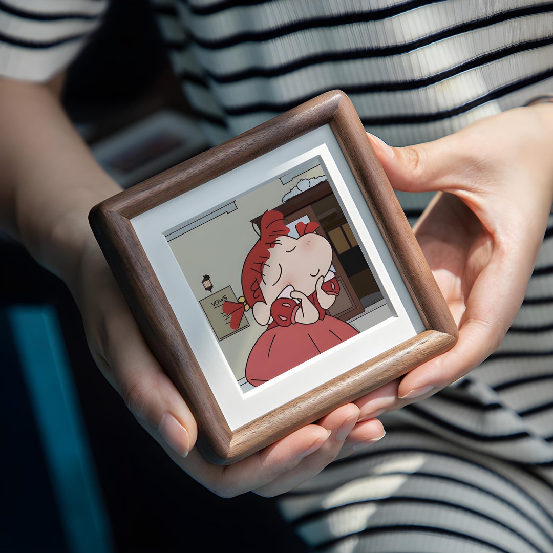 Mini Size Mortise Solid Walnut Wood Frame, Wood Wall Frame With ...