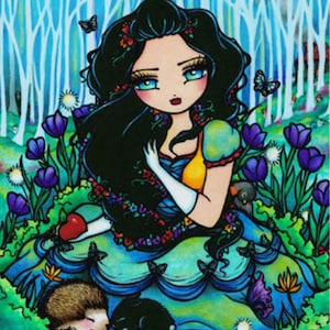 5D Diy Cartoon Diamond Painting Kits Round Dril With AB Girl Women ...