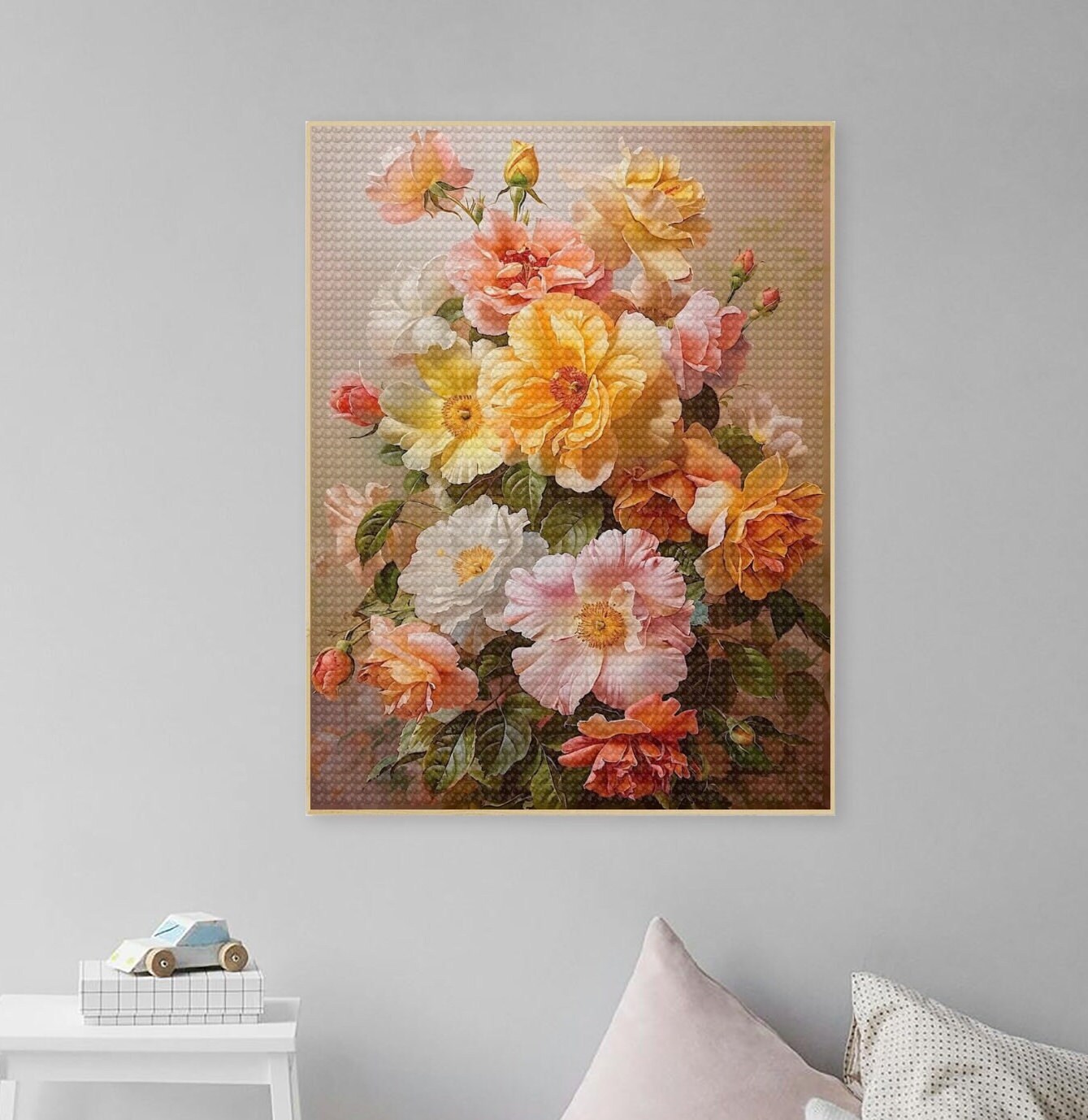 Flower DIY Full Drill 5D Diamond Painting Kits，colofrul Flowers Diamond ...