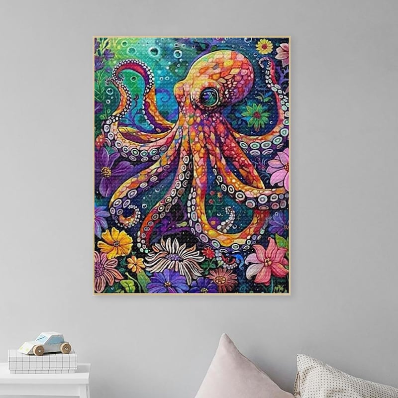 Diamond Art Kit Octopus - Etsy
