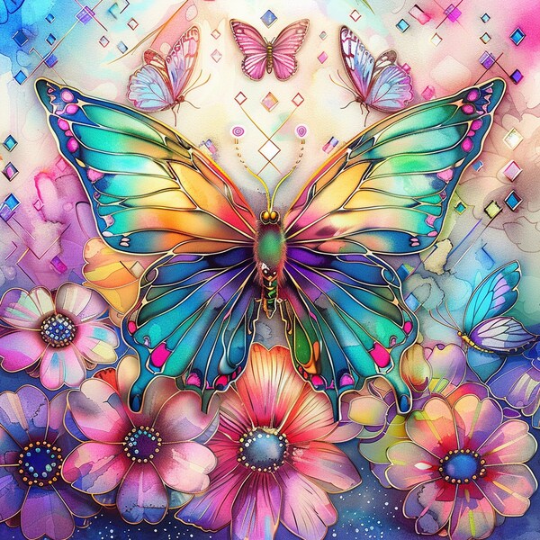 Butterfly Diamond Painting - Etsy