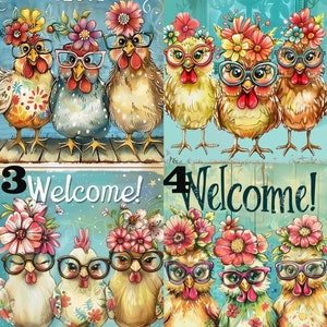 Chicken Diamond Art Kits for Adults,chicken Hen Diamond Painting Mosaic ...