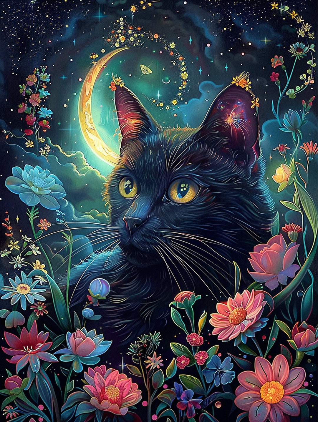 Personalised DIY Diamond Art Kits 5D Cat Diamond Painting Kits for ...