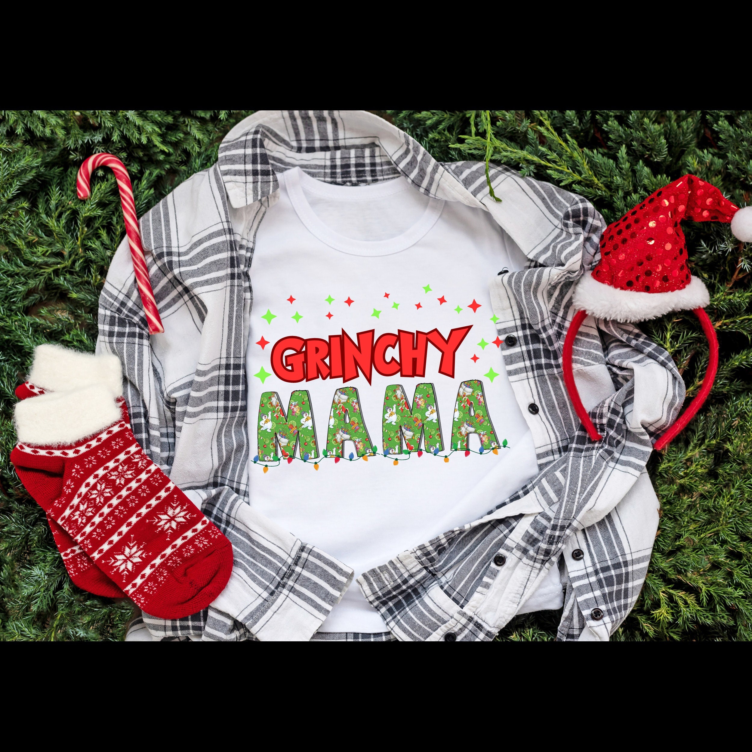Grinchy Mama PNG SVG PDF Instant Digital Download - Etsy