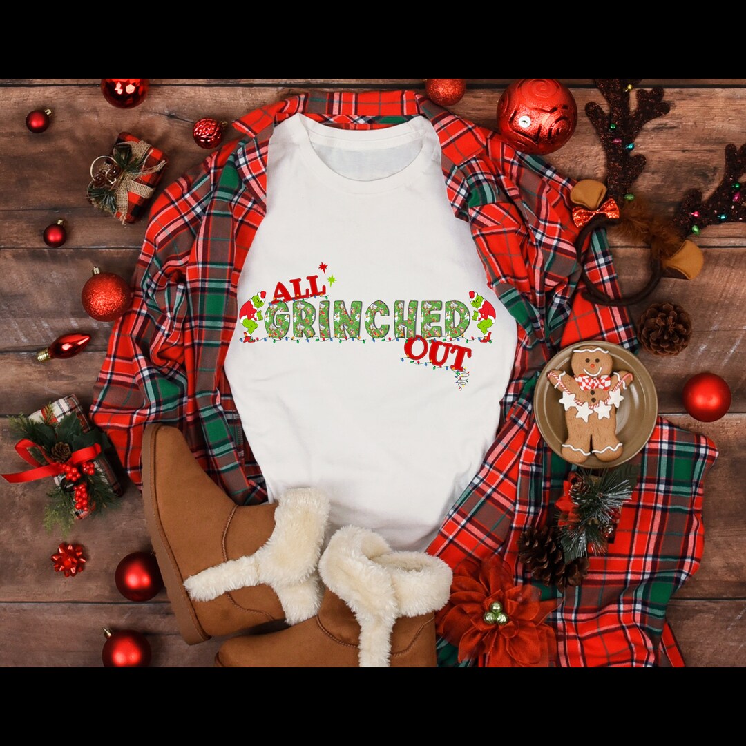 All Grinched Out, Grinch PNG PDF SVG Instant Digital Download - Etsy